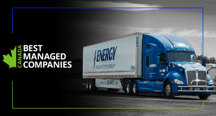 ENERGY Transportation Group named one of Canada’s Best Managed ...